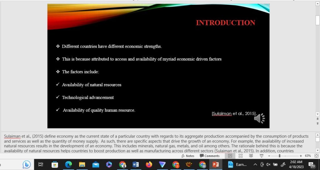 (Solution) ECON312N Week 7 Assignment: Presentation – Economic Analysis - Scol Tutorials