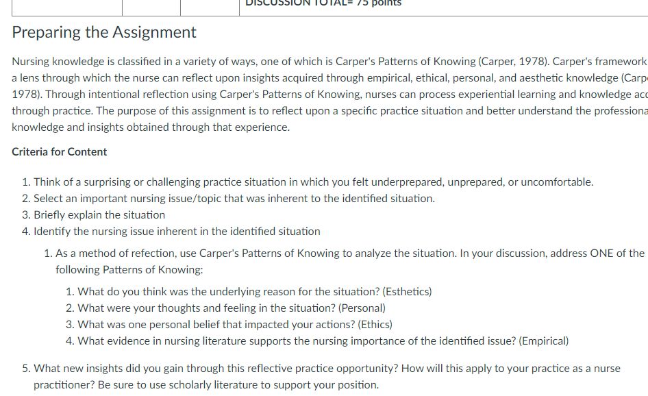 (Answered) NR501NP Week 2: Ways of Knowing Plus Responses - Scol Tutorials