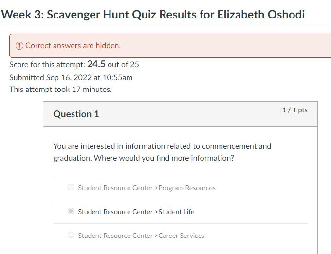 (Answered) NR500NP Week 3: Scavenger Hunt Quiz - Scol Tutorials