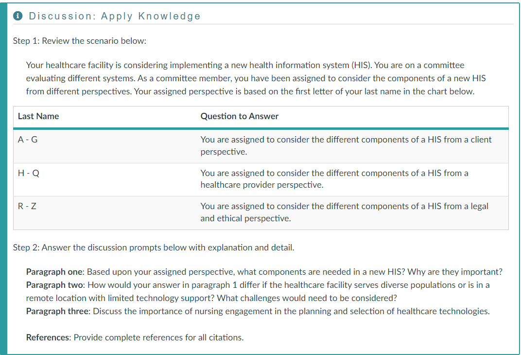 (Solution) NR361 Week 2 Discussion: Technology in Healthcare - Scol Tutorials