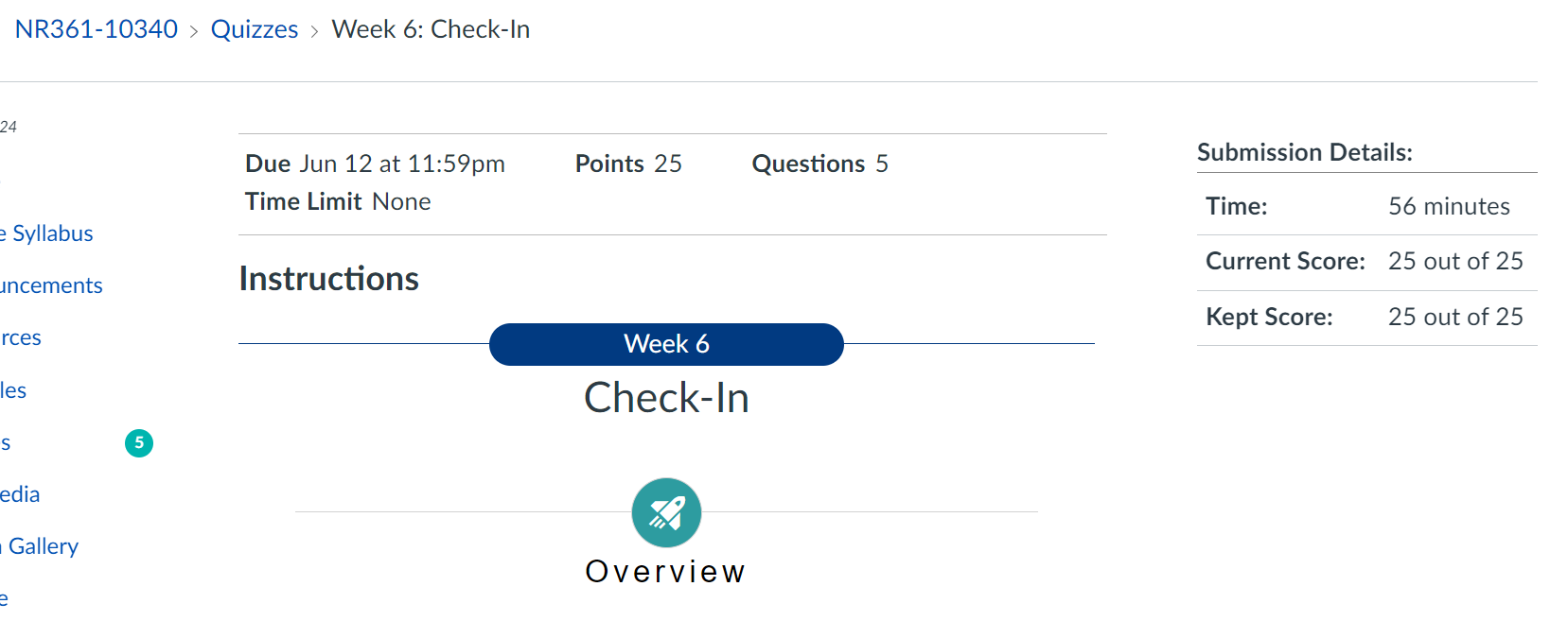 (Solution) NR361 Week 6: Check-In - Scol Tutorials
